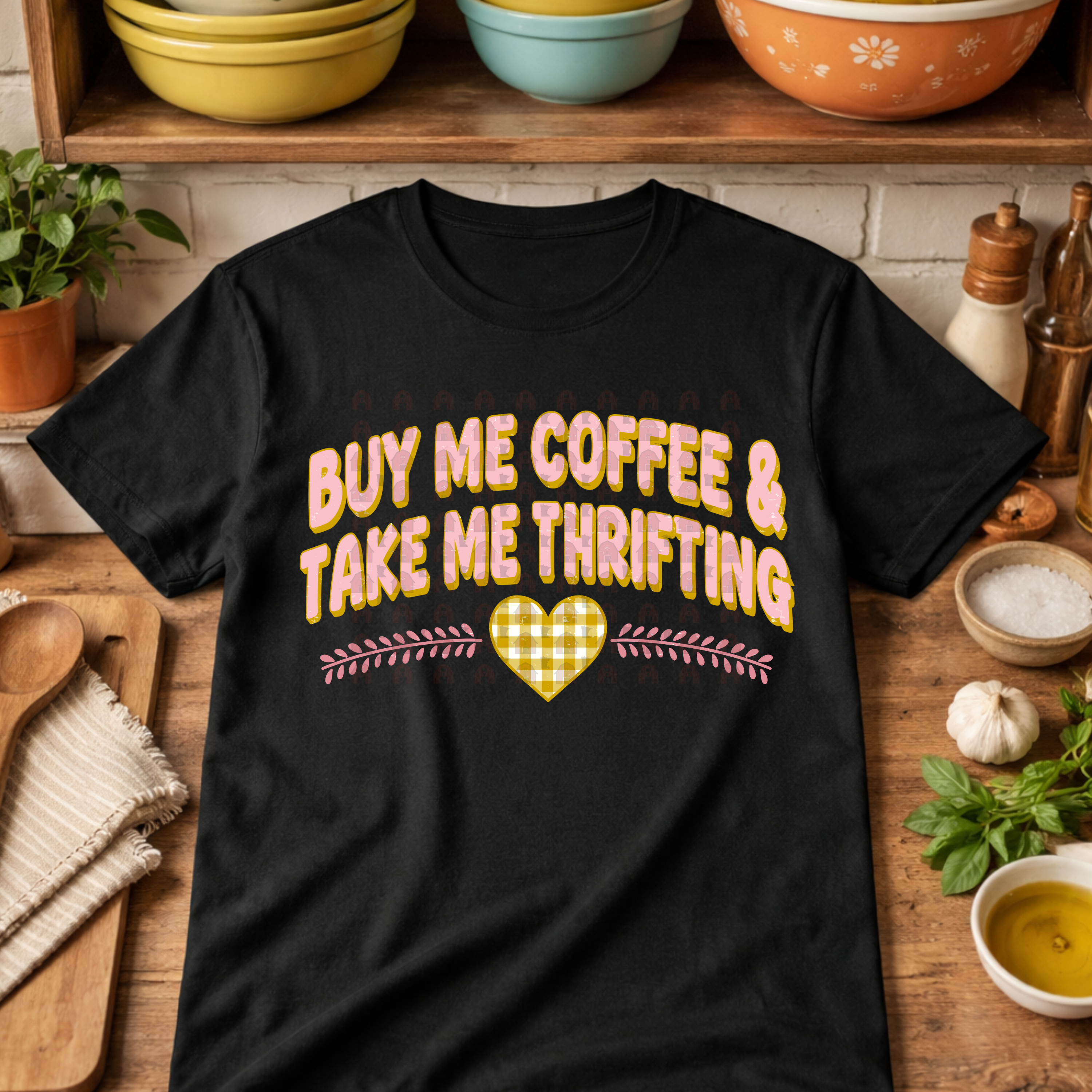 Buy Me Coffee And Take Me Thrifting – Country Print Co