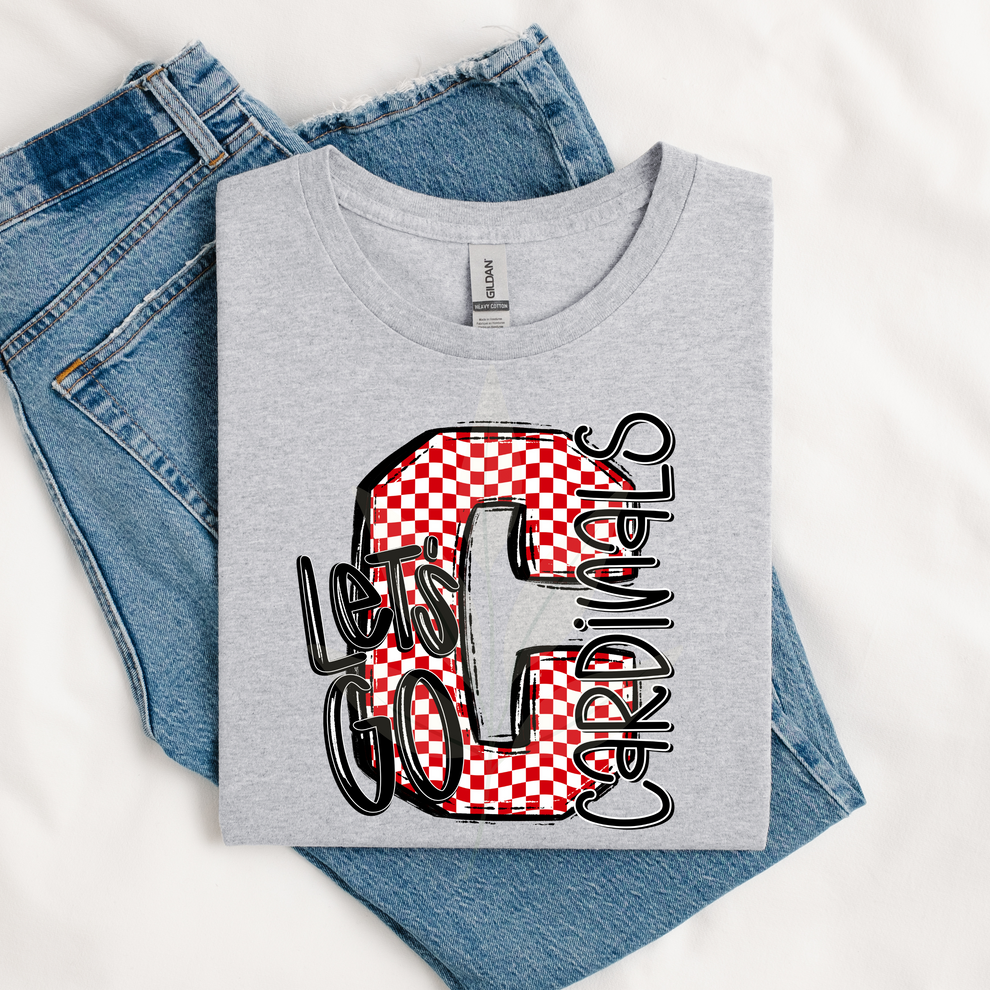 Customizable Let's Go Checker Mascot – Country Print Co